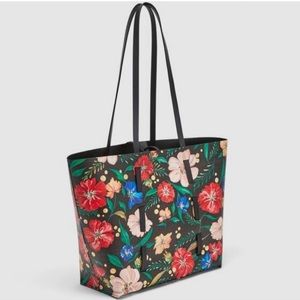 Zara | Bags | Zara Reversible Floral Print Tote Bag | Poshmark